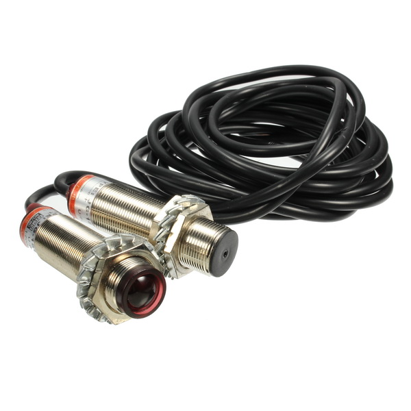 DC10-30V M18 NPN Beam Laser Switch Visible Red Beam Laser Sensor Laser ...