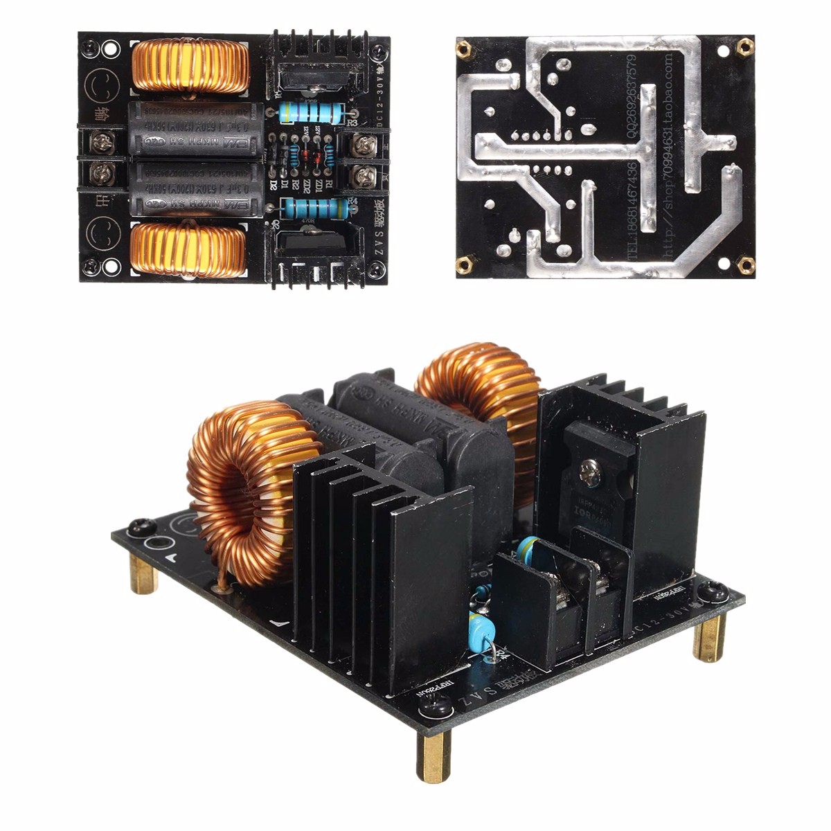 20A 1000W ZVS Low Voltage Induction Heating Board Module Flyback Driver Heater | 1075293