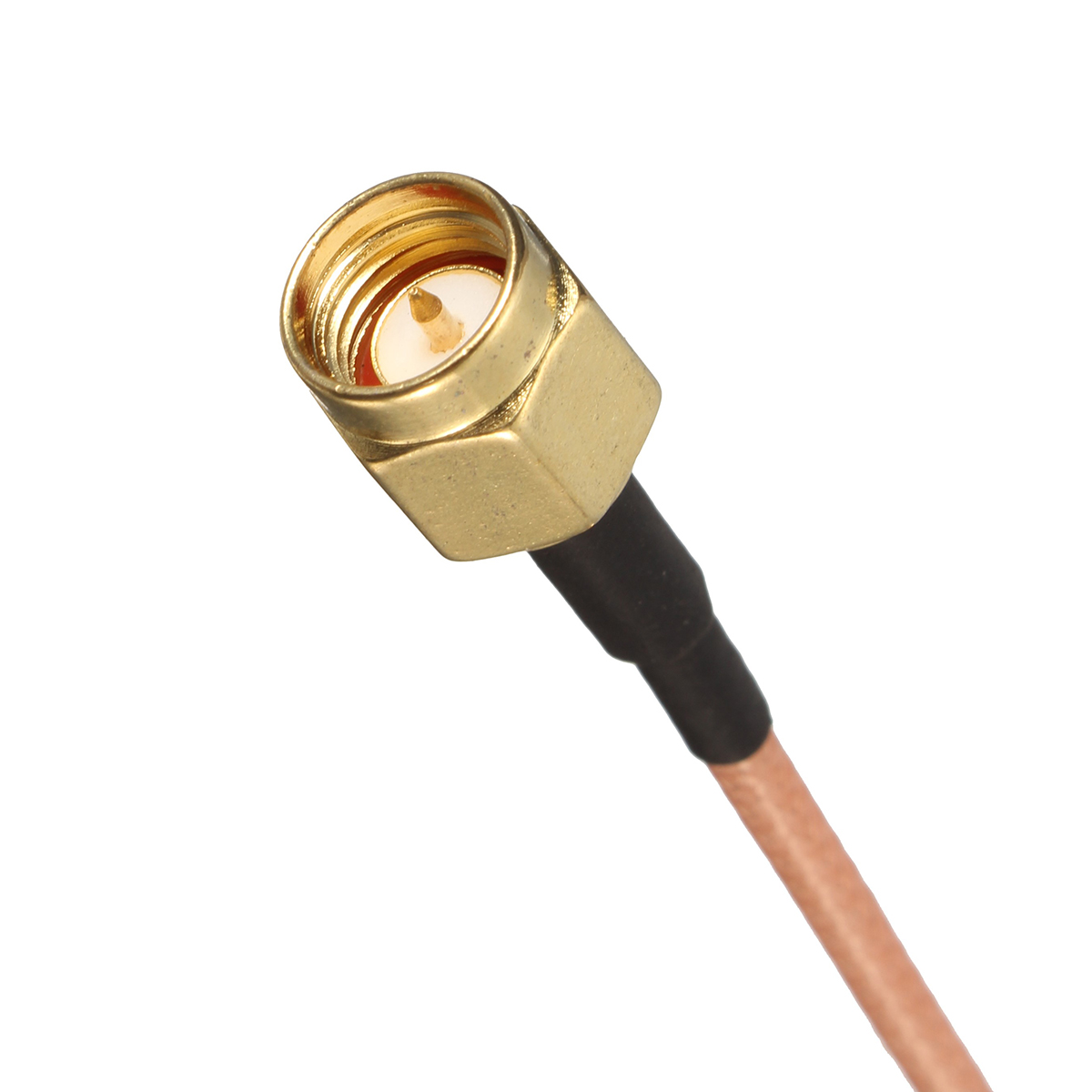 5CM SMA Male To SMA Female RG141 Extension Cable Made With Semi Rigid ...