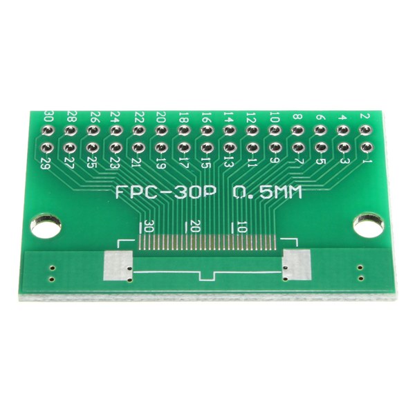 FFC/FPC 30 Pin to 2.54mm DIP Double Side 0.5mm 1mm Pitch PCB Board ...