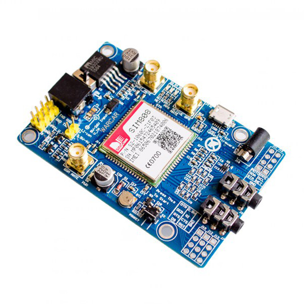 SIM808 Module GPRS SMS Development Board IPX SMA with GSM GPS Antenna ...