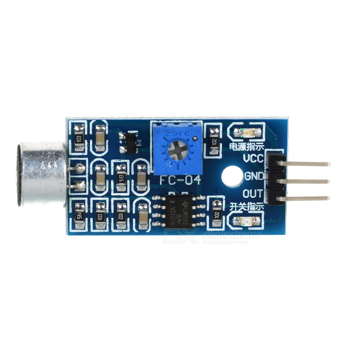 Sound Sensor Detection Module Chip Electret Microphone For Arduino | tc929245