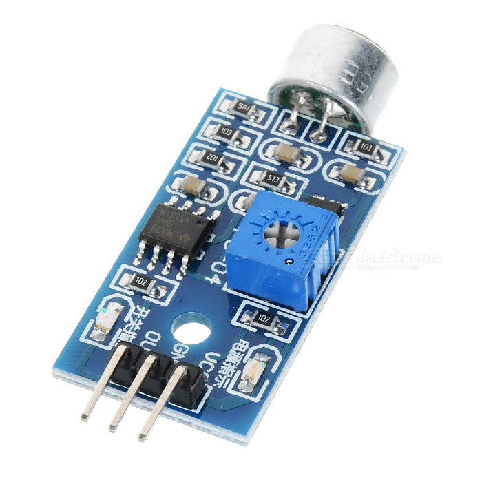 Sound Sensor Detection Module Chip Electret Microphone For Arduino